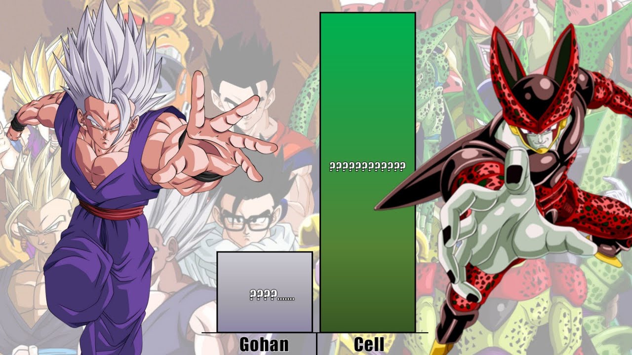 Gohan Vs Cell All Forms Power Levels Over The Years - YouTube