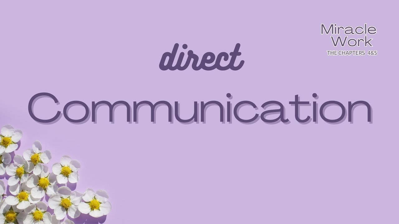 Direct Communication - YouTube