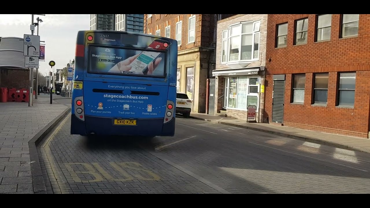 Here is the stagecoach bus 27657 on the number 91 in Woking Sunday 5 ...