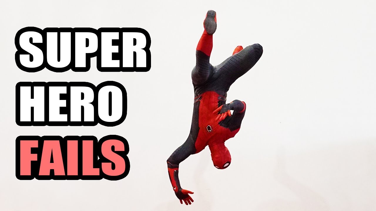 Superhero Fails In Real Life (Spiderman, Deadpool, Parkour) - YouTube