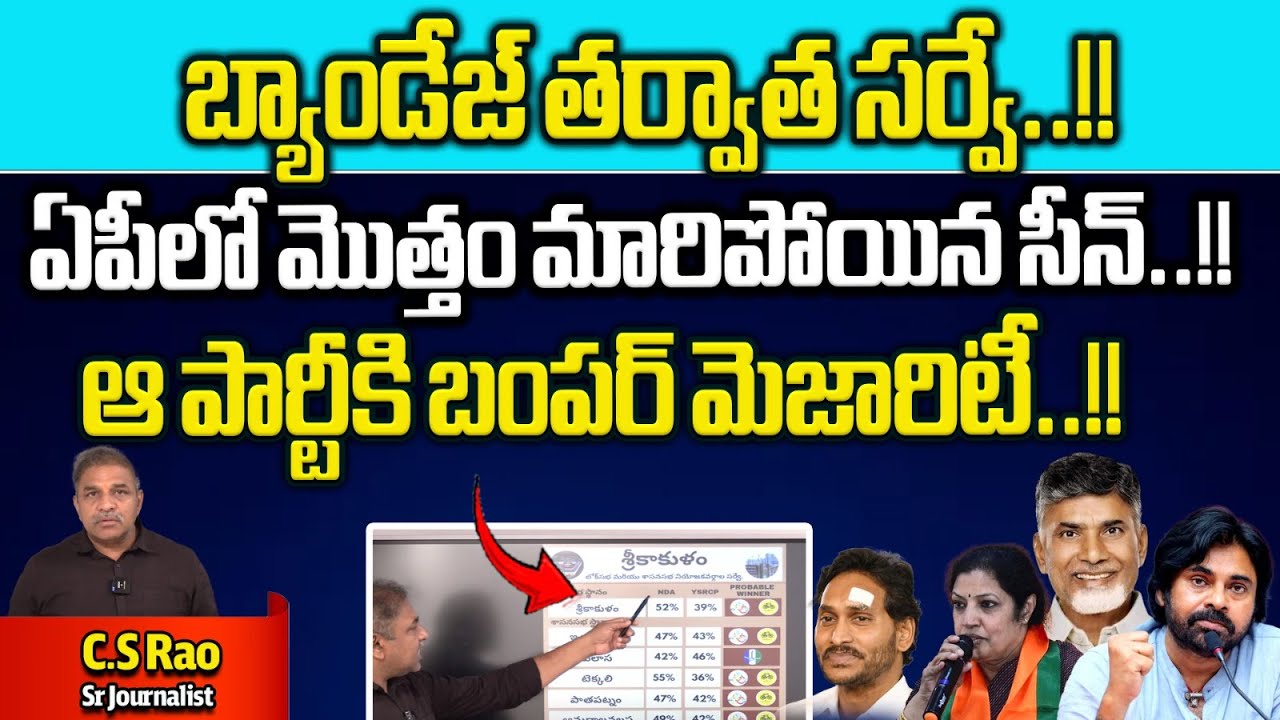 Breaking Survey On AP Election 2024 | Latest Survey on AP Politics ...