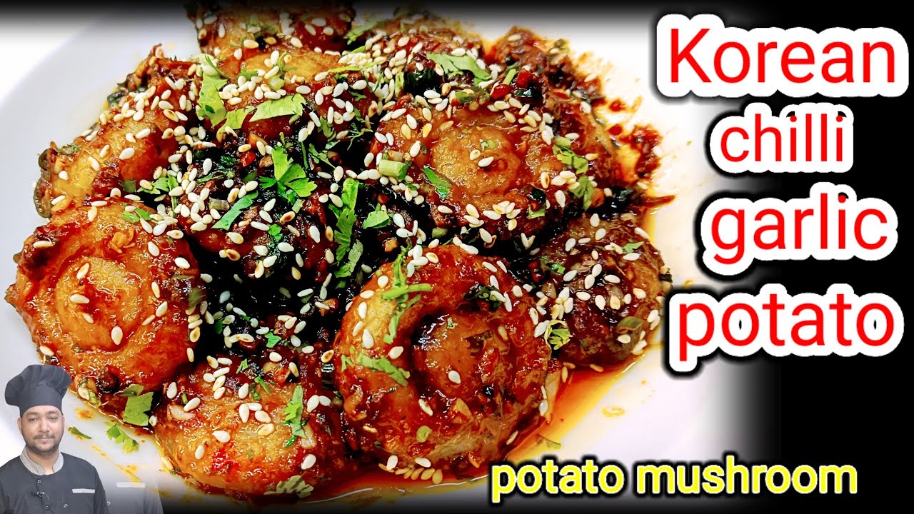 Korean chilli garlic potato recipe | how to make Korean potato | viral ...