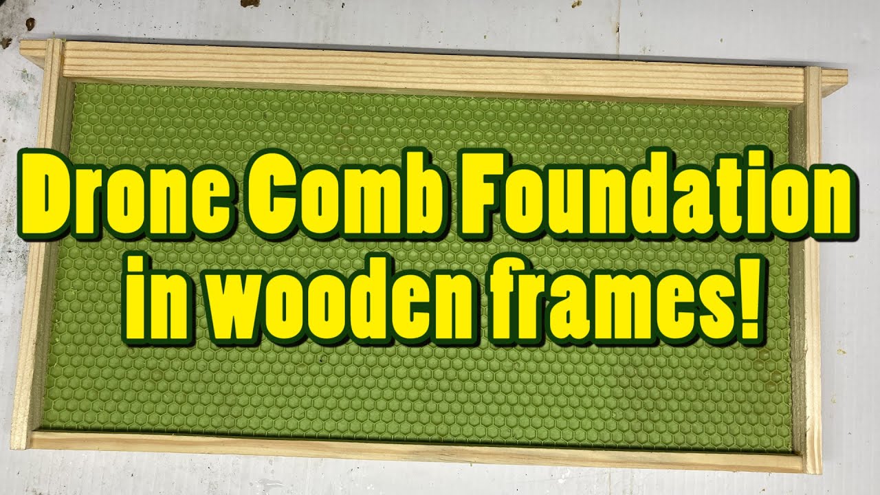 Plastic Drone foundation in a wooden frame! - YouTube