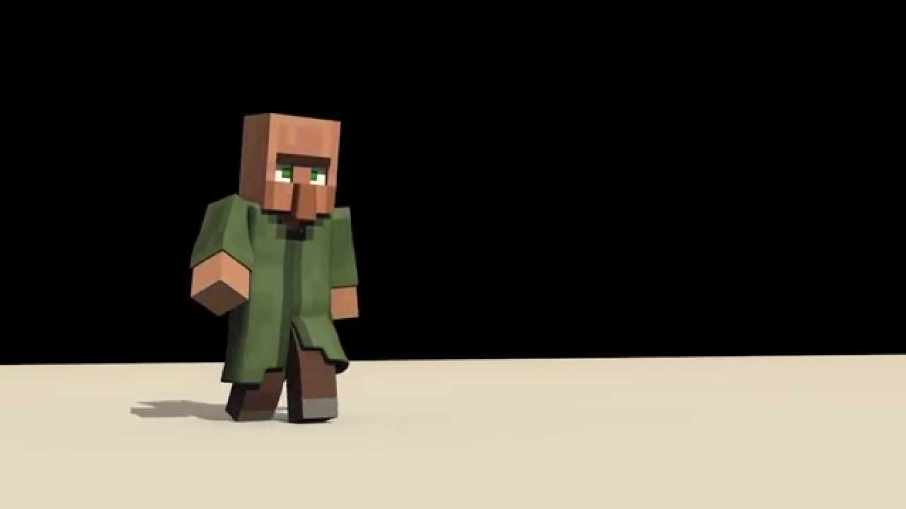 fredix's villager rig - soft body test - YouTube