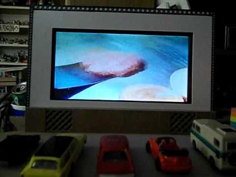 Drive-In Theatre mockup in HO Scale - YouTube