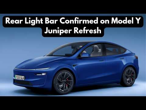 Rear Light Bar Confirmed on Model Y Refresh - YouTube