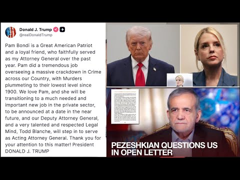 Madaxweyne TRUMP Oo Maanta Xilkii Ka Qaaday Wasiirkii Cadaalada PAM PONDI,Sababtu Maxay Tahay.DAAWO.