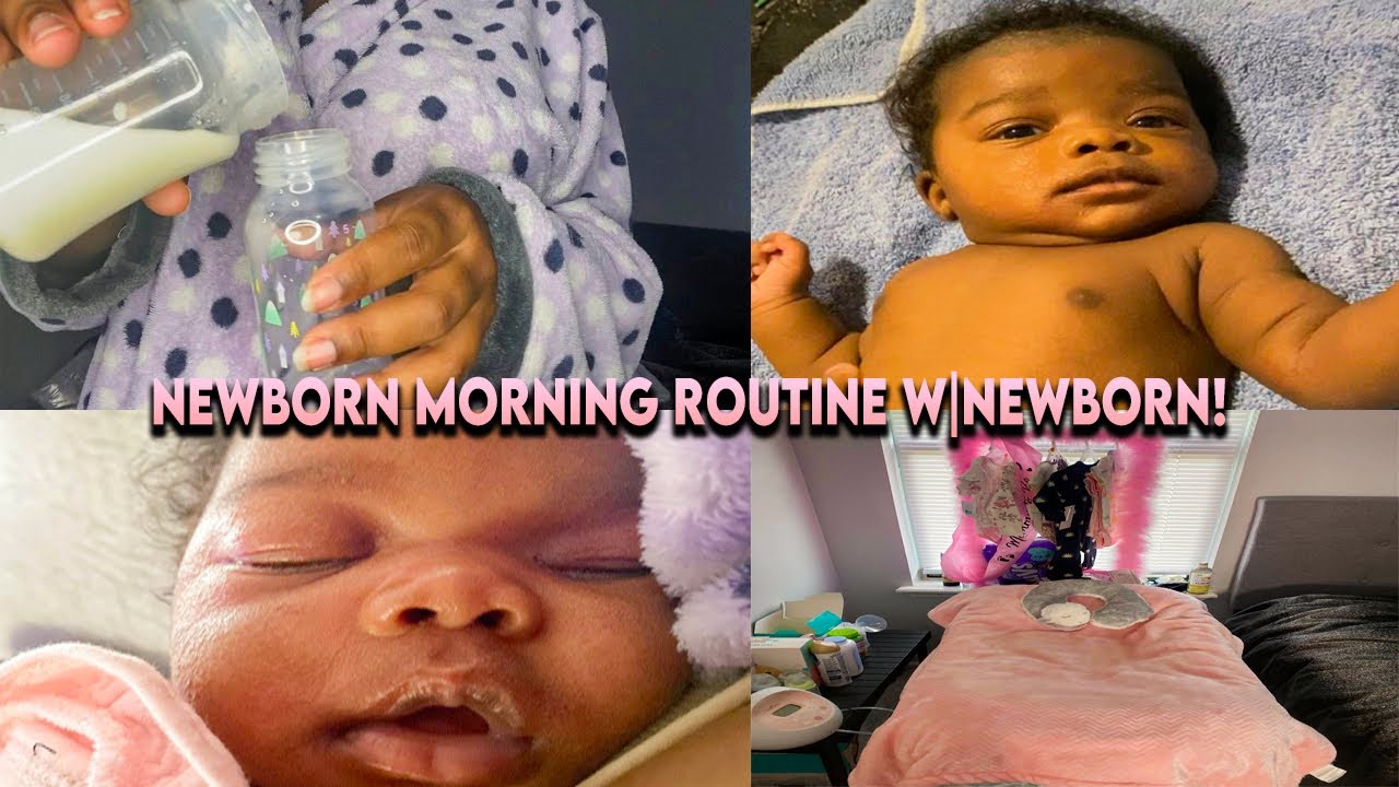 Realistic Newborn Morning Routine|First Time Mom - YouTube