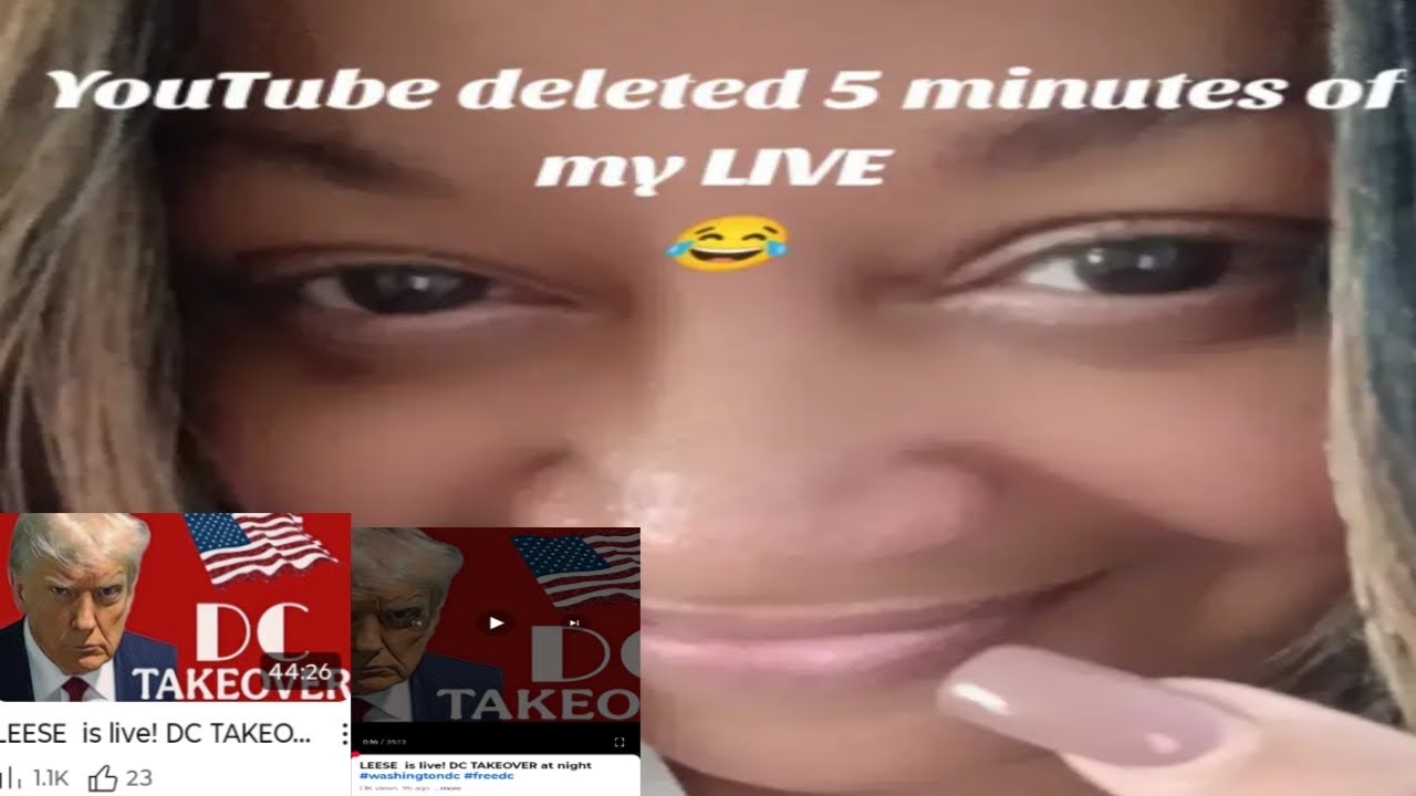 YouTube deleted 5 minutes of my LIVE 😂 - YouTube