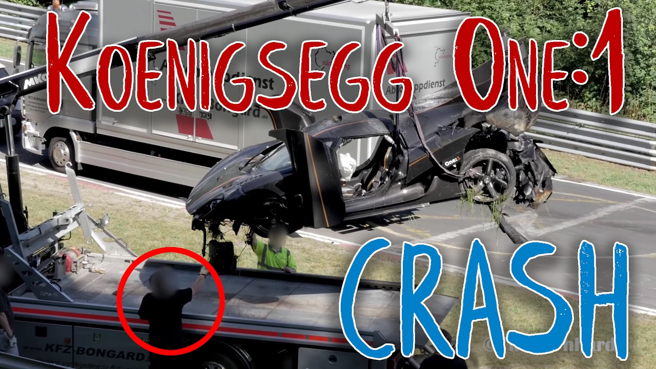 Koenigsegg One:1 Highspeed CRASH Nürburgring Nordschleife - YouTube