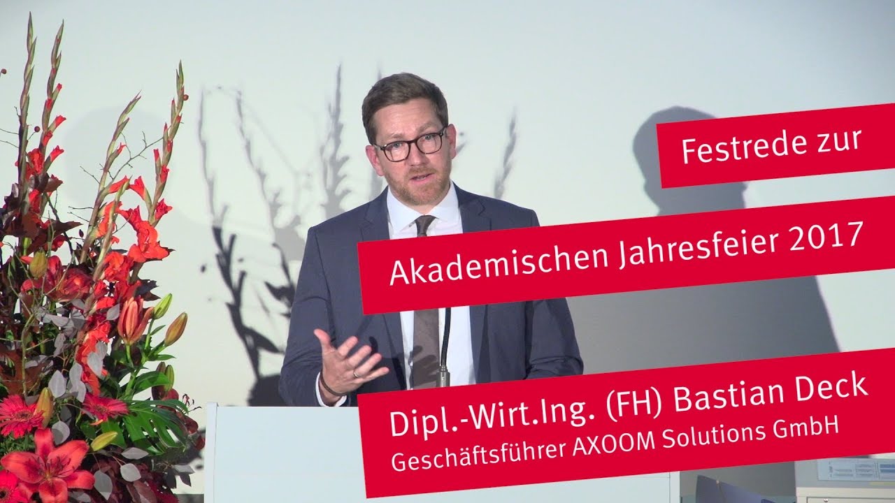 Festrede zur Akademischen Jahresfeier 2017 - YouTube