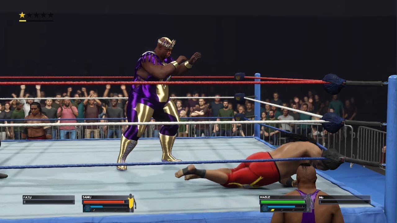 Superstars December 93 Mable vs Samu - YouTube