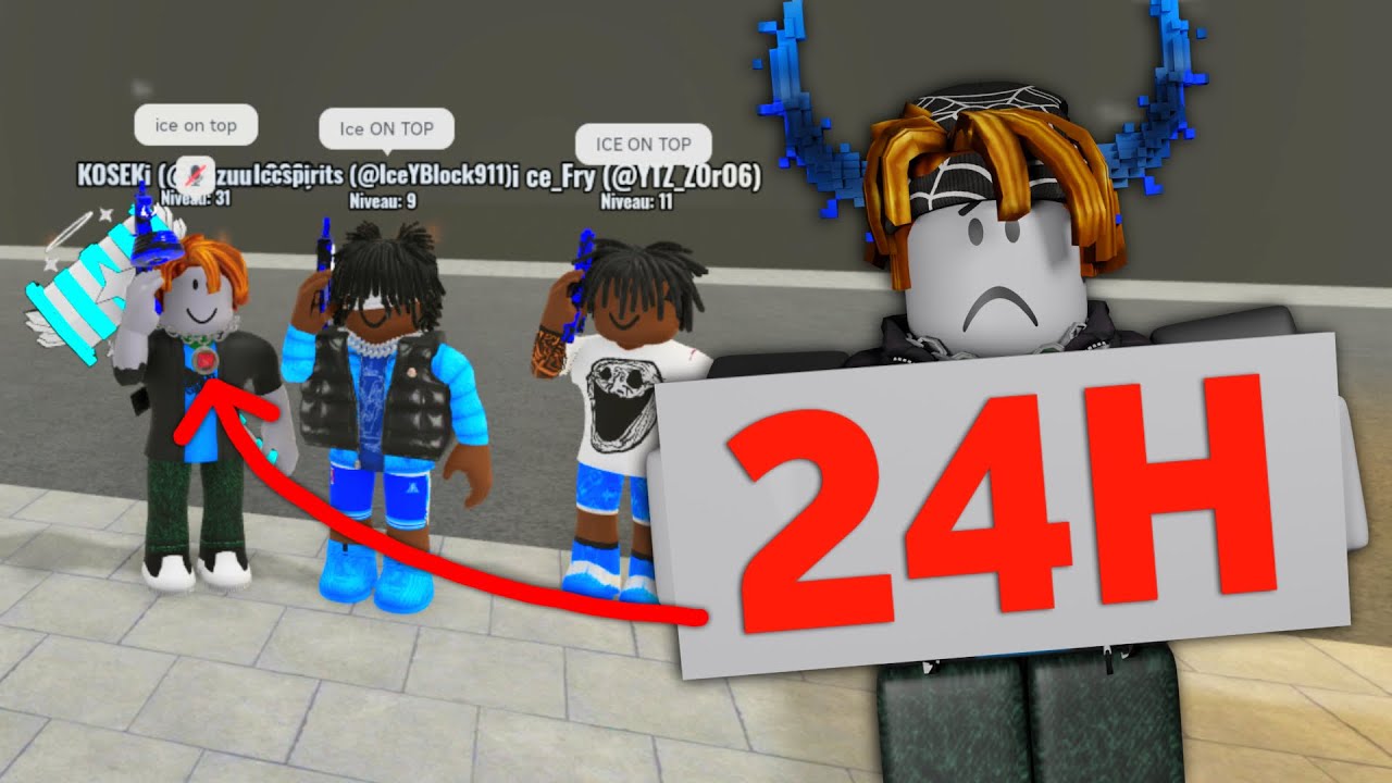24h Dans le jeu Le plus Dangereux de Roblox - YouTube