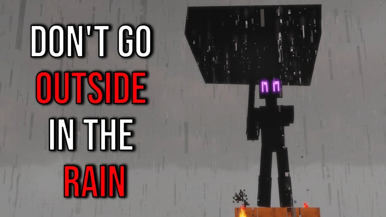 This New Horror Mod Will Stalk You In The Rain...Minecraft Horror Mods ...