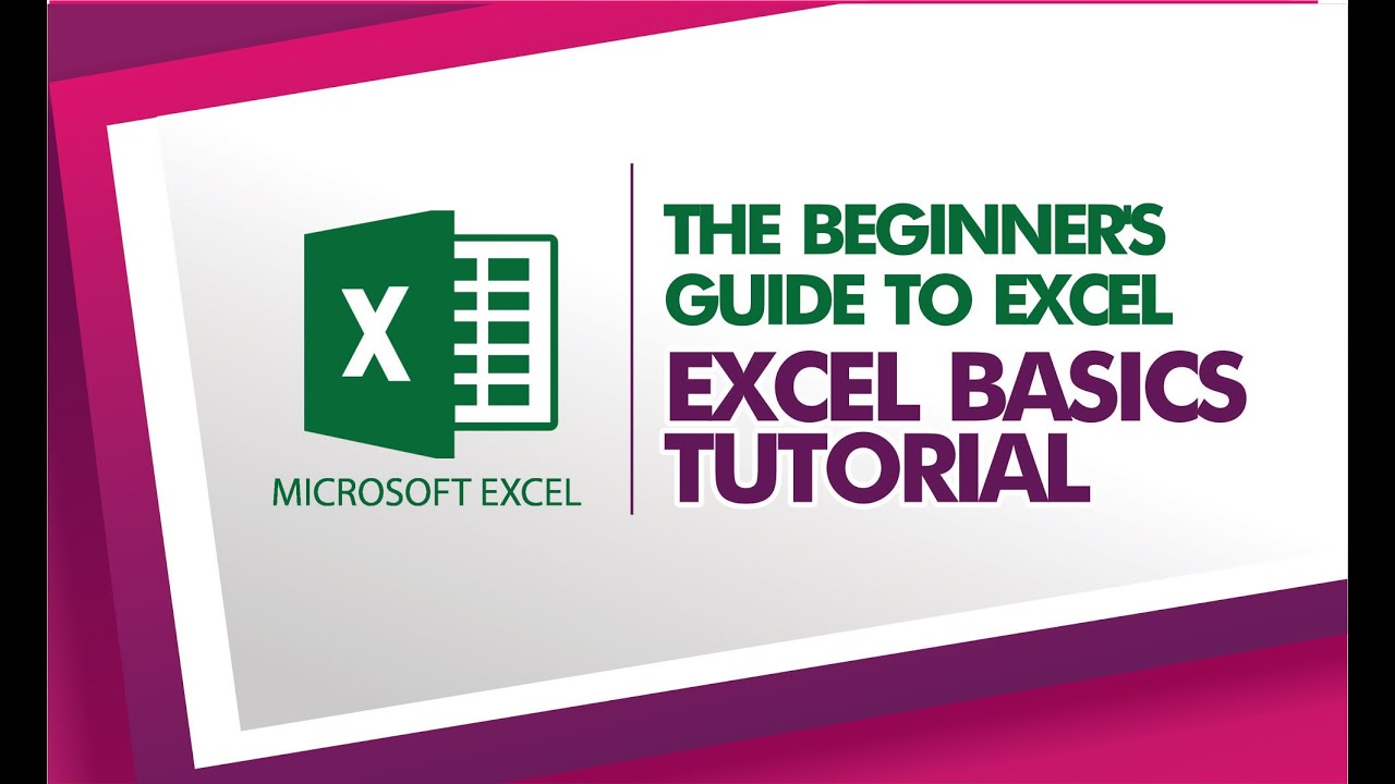 Microsoft Excel Tutorial for Beginners - YouTube