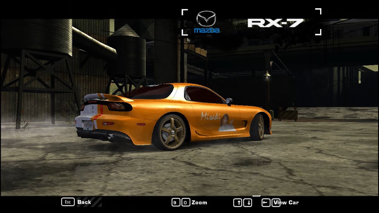 NFSMW 2005: Customization: Mazda RX-7 'Misaki' Theme - YouTube