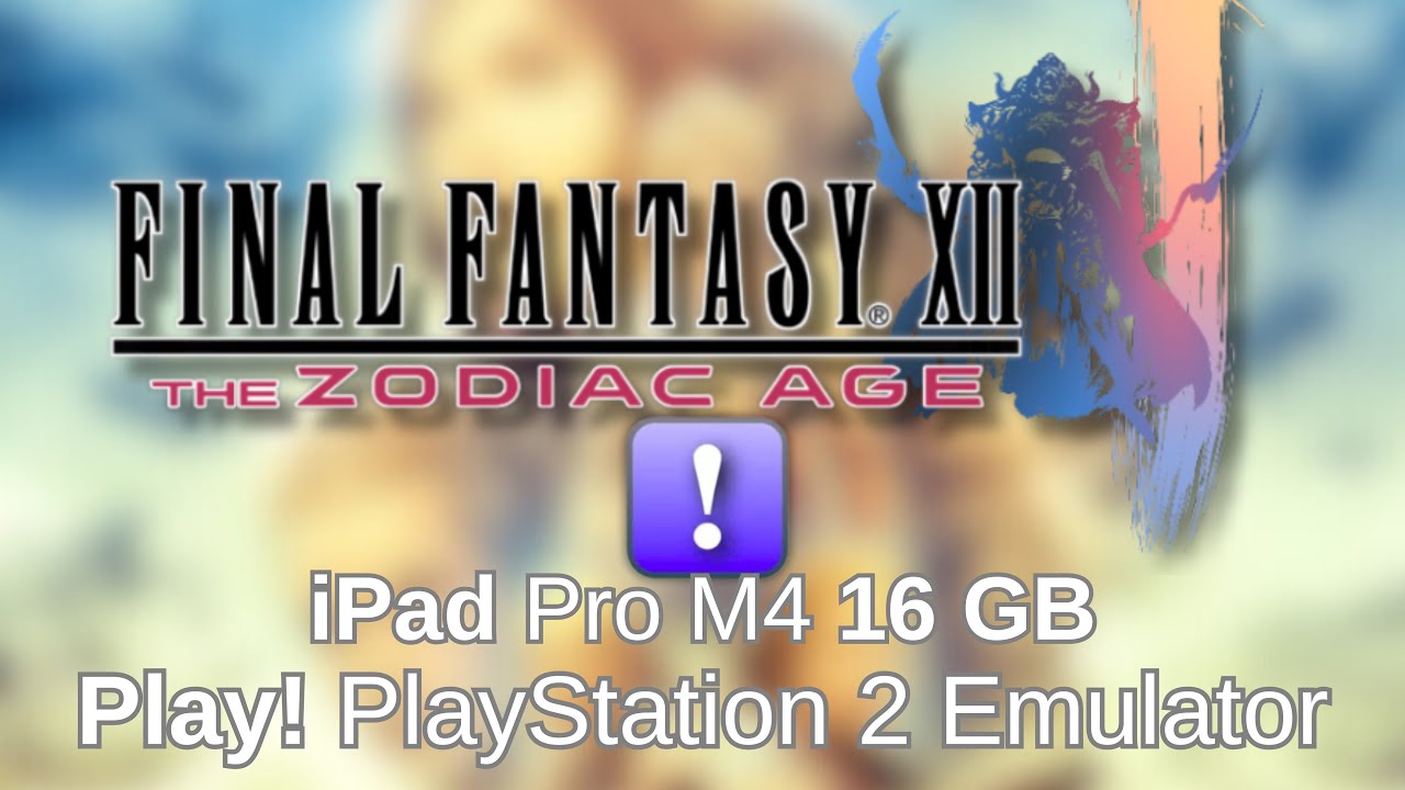 Final Fantasy 12 - iPad M4, iOS PS2 Emulator (Play!) - YouTube
