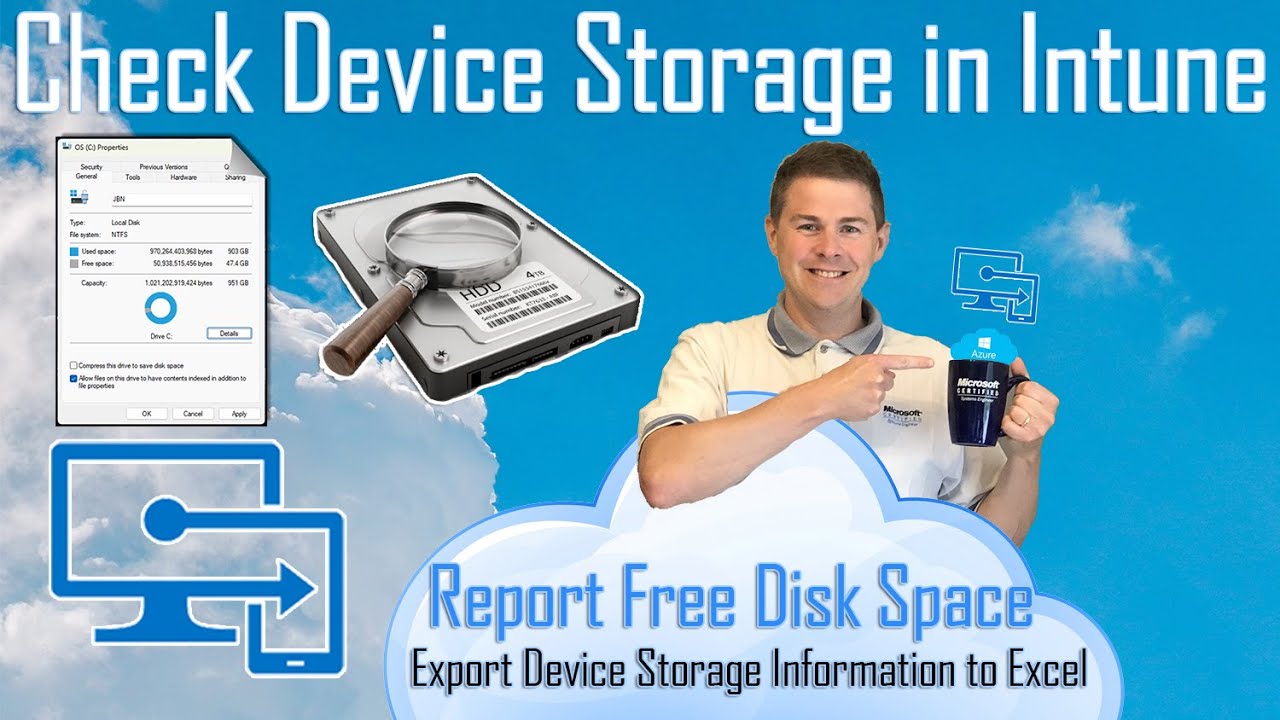 Intune - Check Device Storage Info - YouTube