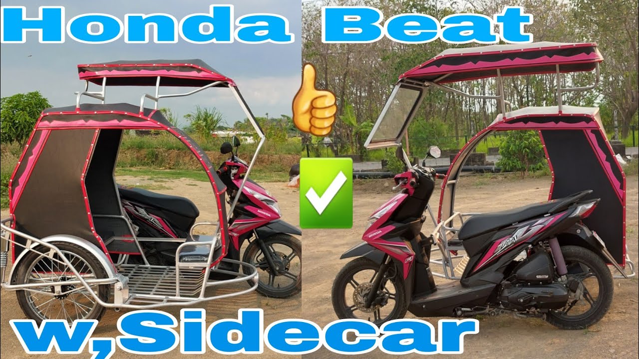 Review! Honda Beat With Unique Design Sidecar | By Orly SideCar - YouTube
