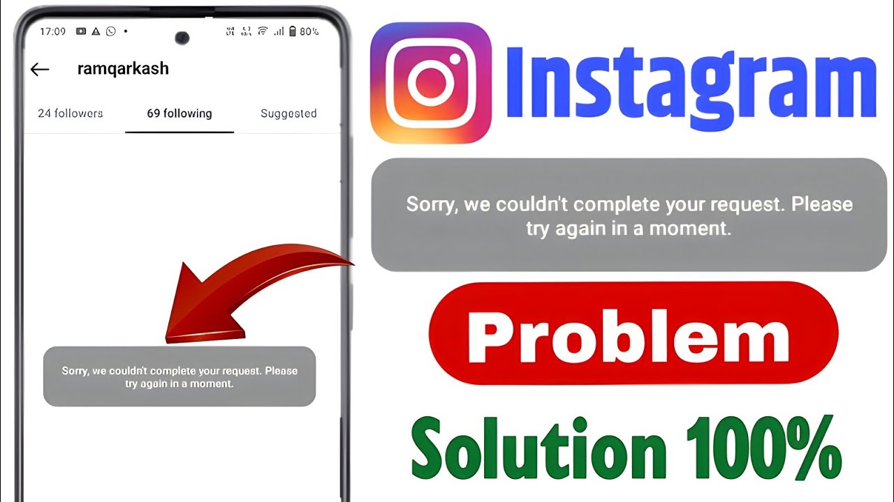sorry we couldn't complete your request. please |instagram me sorry we ...