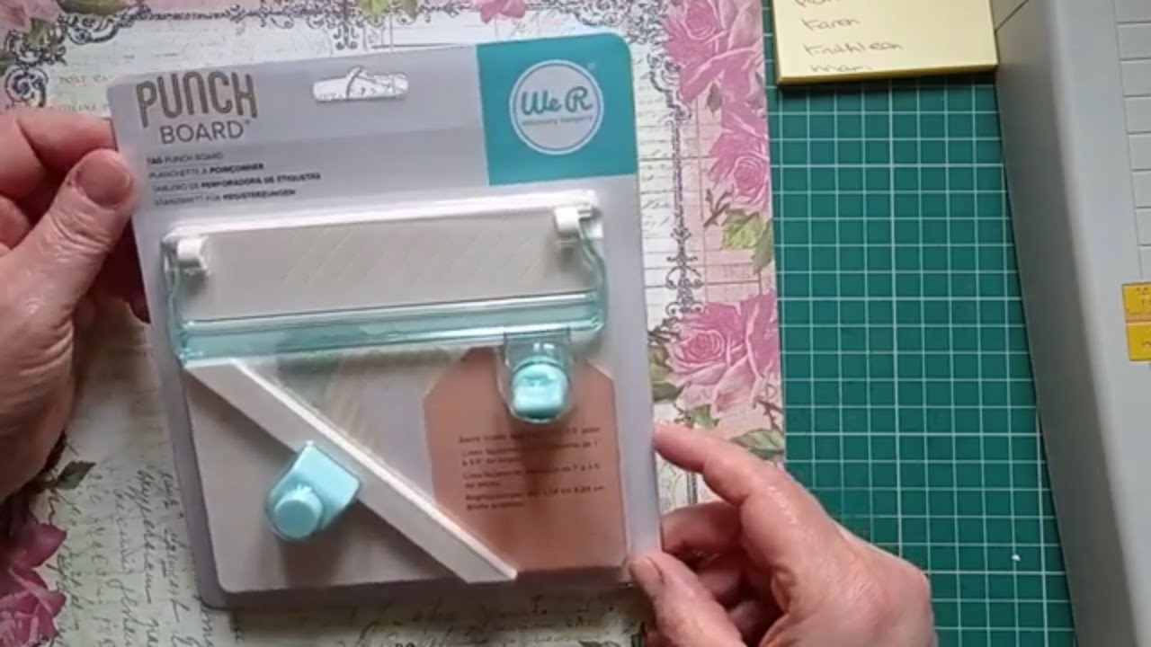 We R Memory Keepers Tag Punch Board - Unboxing & Trying it Out Gadgets ...