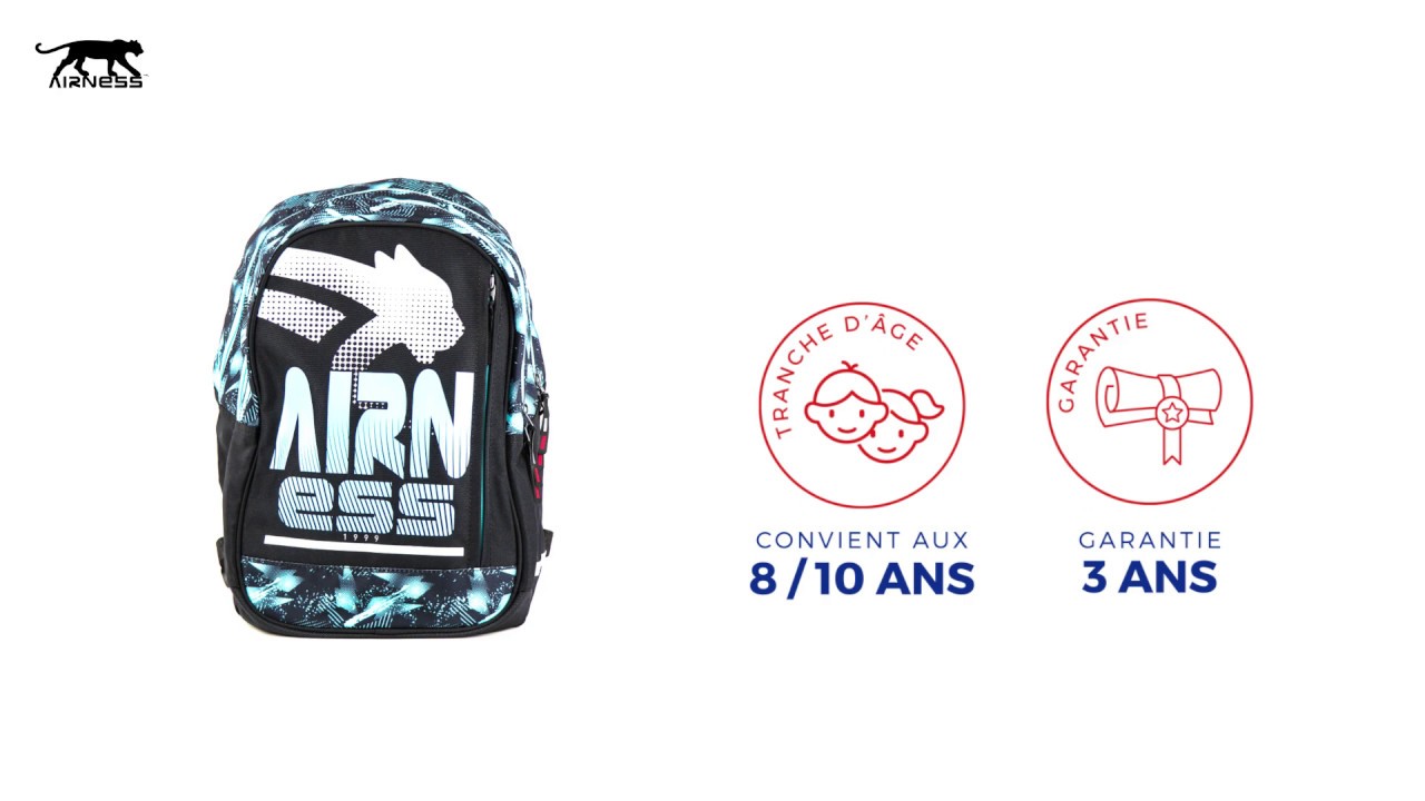 AIRNESS Sac à dos 2 compartiments, Airness Primary by Hamelin - YouTube