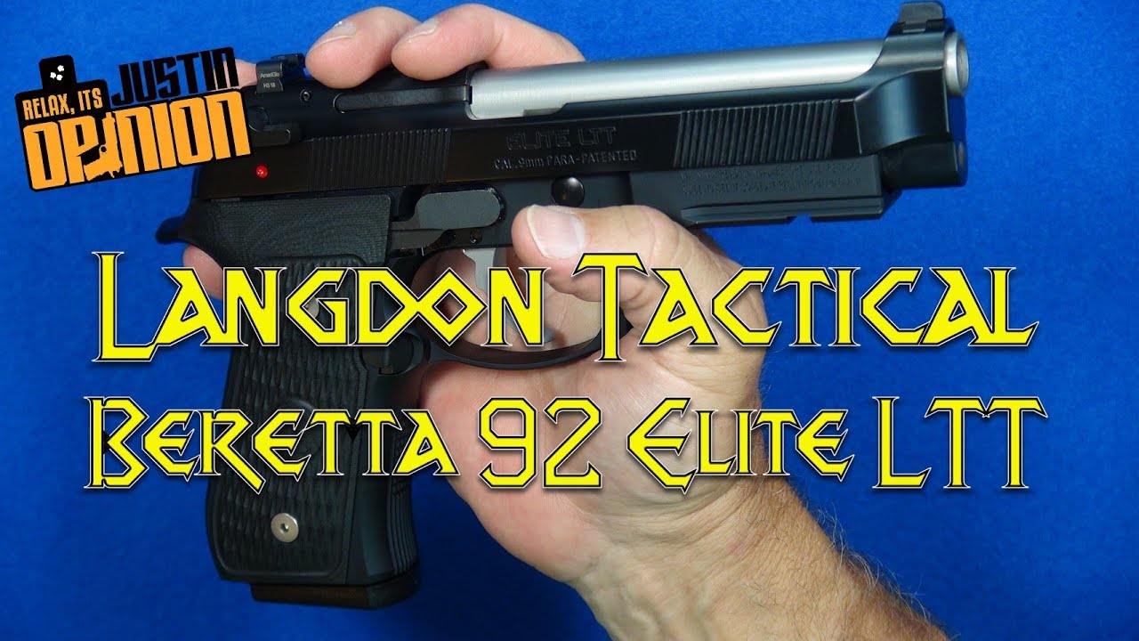 Beretta 92 Elite LTT from Langdon Tactical - YouTube
