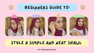 Beginner's Guide To: Wear A Simple And Neat Shawl Style | Doovi