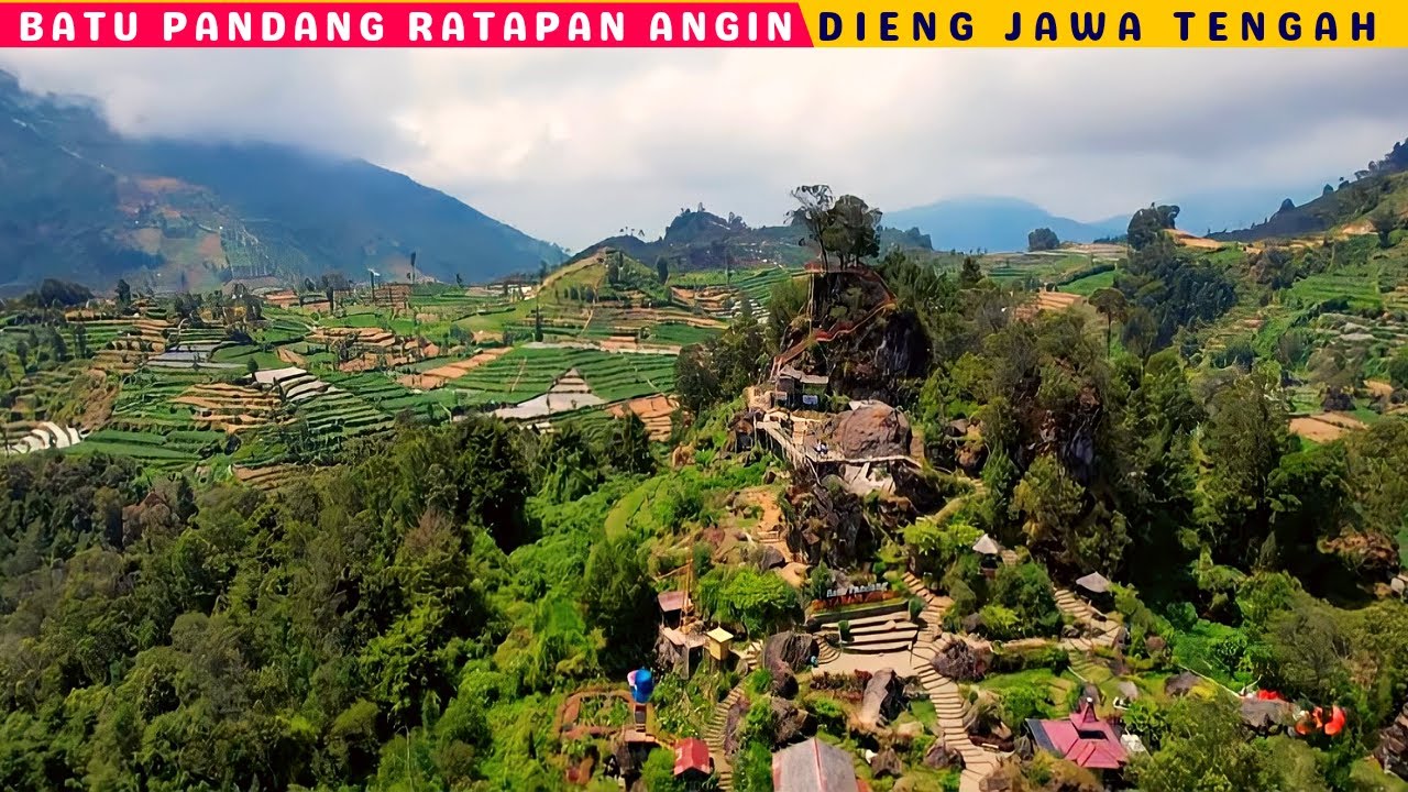 BATU PANDANG RATAPAN ANGIN DIENG || Menikmati Keindahan Alam Dieng Dari ...