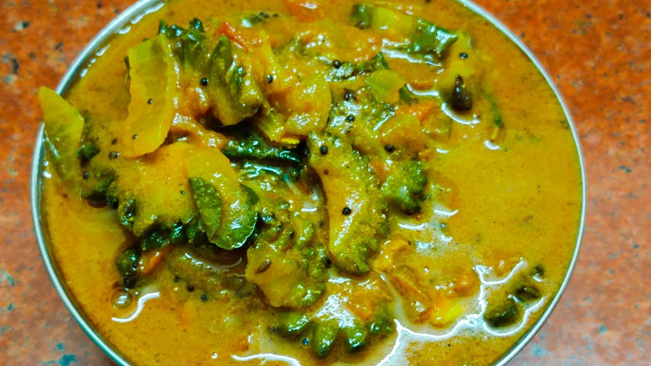 BITTER GOURD KARA PULUSU RECIPE - YouTube