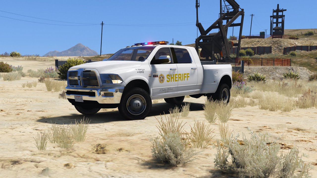 Gta 5 Lspdfr Live Quotram Jamquot Dodge Ram 3500 Dually Sheriff Patrol