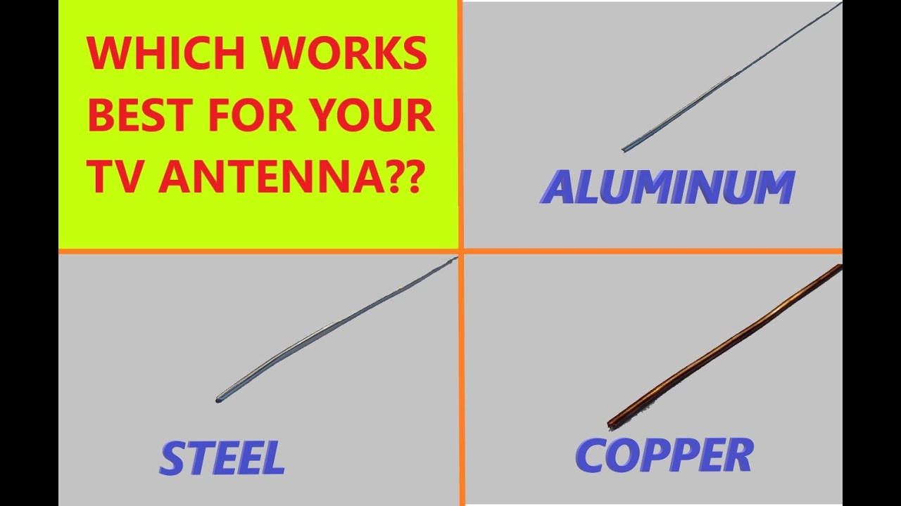 DIY TV Antenna Element- Choosing What to Use. - YouTube