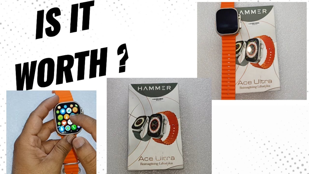 Apple Clone Watch - Hammer Ace Ultra Unboxing Best Smartwatch Under ...