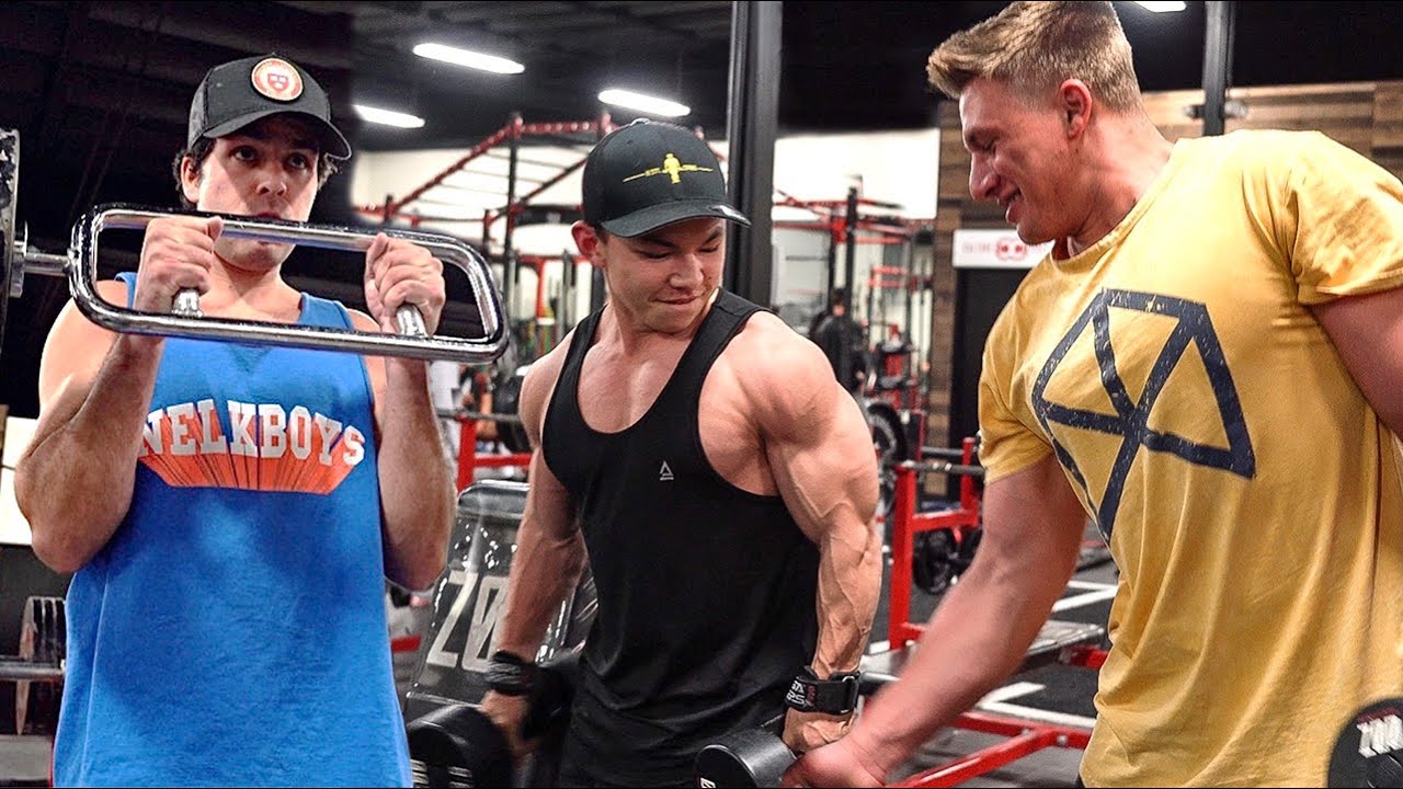 MASSIVE ARM WORKOUT WITH STEVE WILL DO IT, NELK BOYS, AND BRADLEY ...