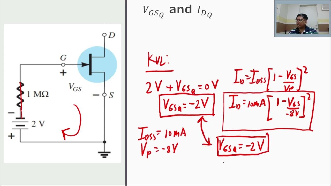 DC AND AC ANALYSIS OF N-CHANNEL JFET FIXED-BIAS CONFIGURATION - YouTube