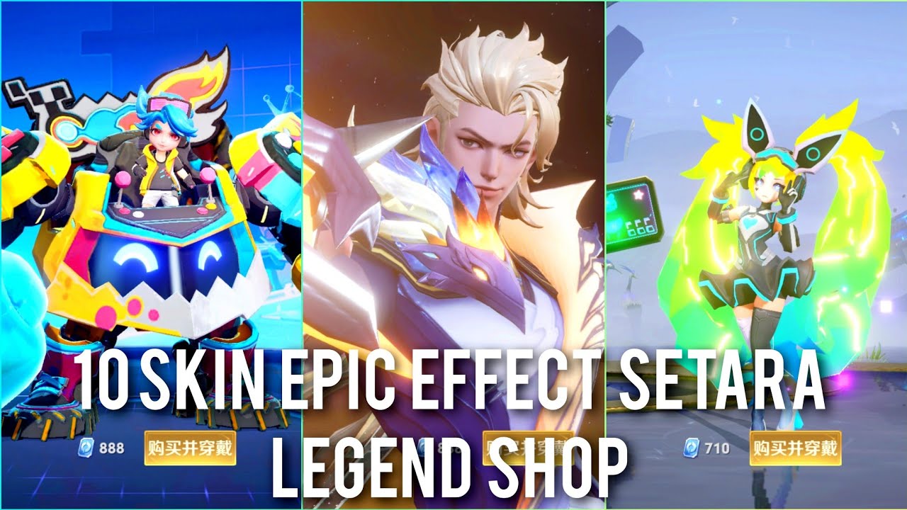 10 SKIN EPIC DENGAN EFFECT SETARA SKIN LEGEND HONOR OF KINGS GLOBAL - YouTube