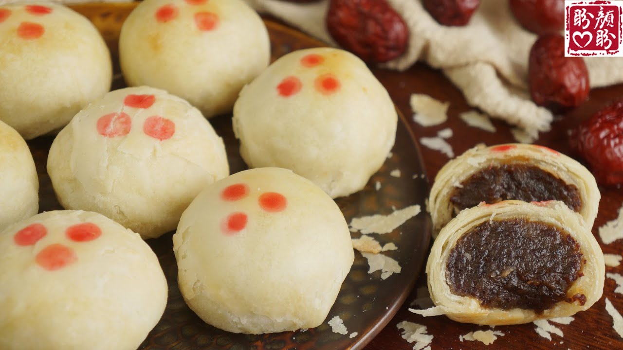 Jujube paste pie。传统中式糕点枣泥酥的详细做法，甜而不腻，酥到掉渣！ - YouTube