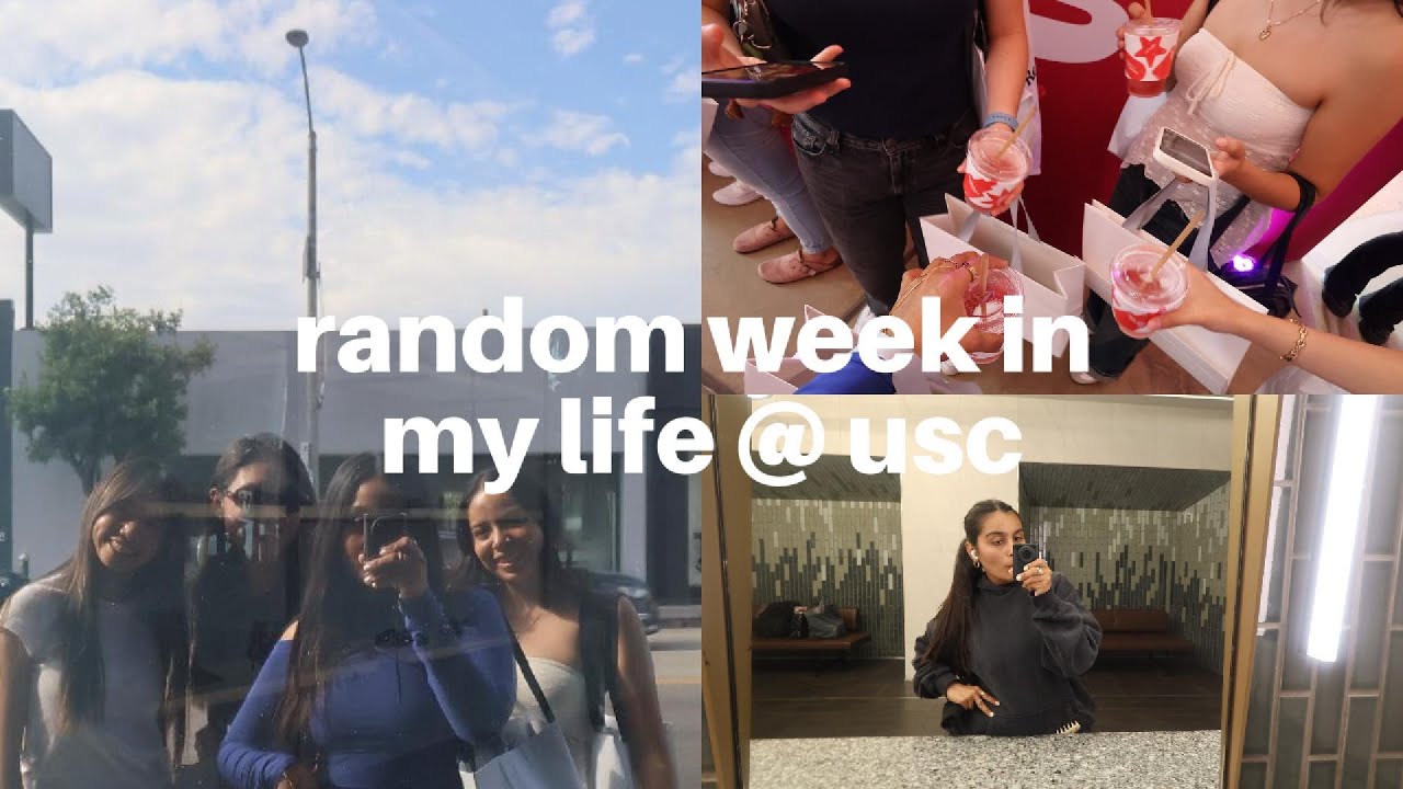 random week in my life @ usc - YouTube