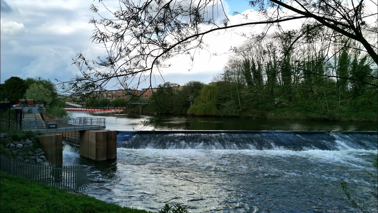 Walking Diglis Basin & River Severn, Worcester, Worcestershire, England ...