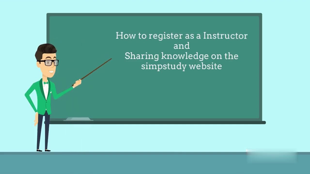 Instructors' Registration process of Simpstudy - Trailor - YouTube
