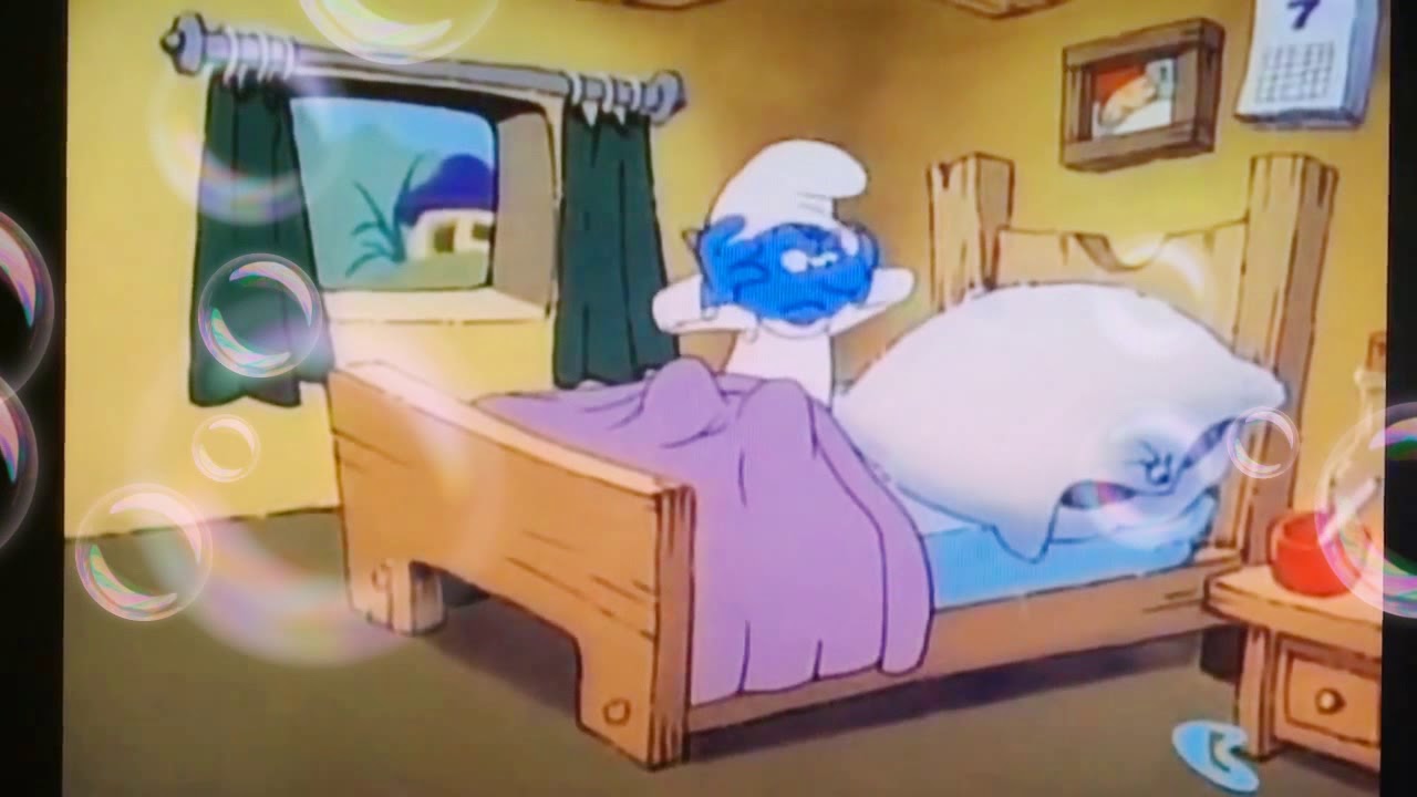 Smurfs a hug for grouchy colorful - YouTube