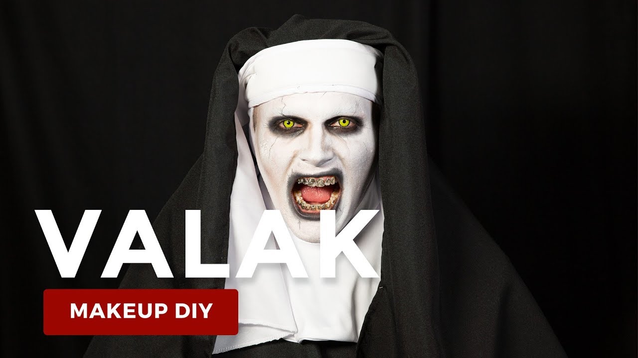 Valak from The Nun Makeup Tutorial - YouTube