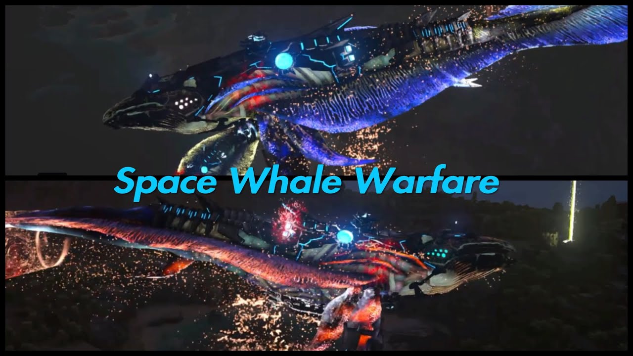 Space Whale Warfare Event on Azrael Kingdom / Ark Survival PS4 - YouTube