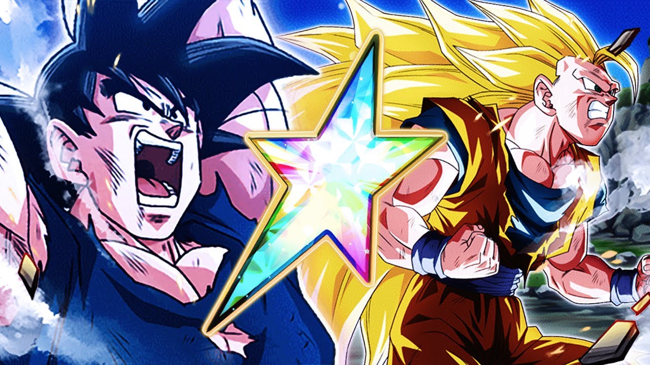 100% RAINBOW STAR UNIT SUPER ATTACK SSJ3/SPIRIT BOMB GOKU! (DBZ: Dokkan ...