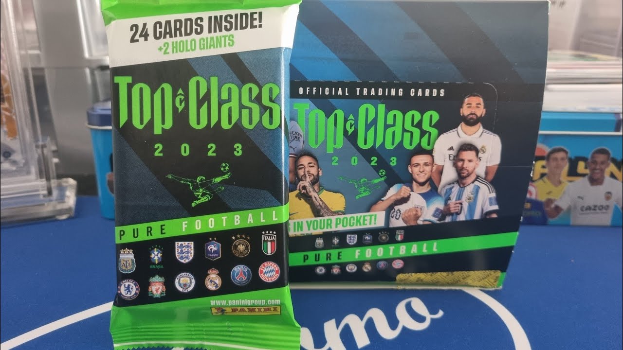 UNBOXING 1 FAT PACK (24 + 2 CARDS) - PANINI TOP & CLASS 2023 - YouTube