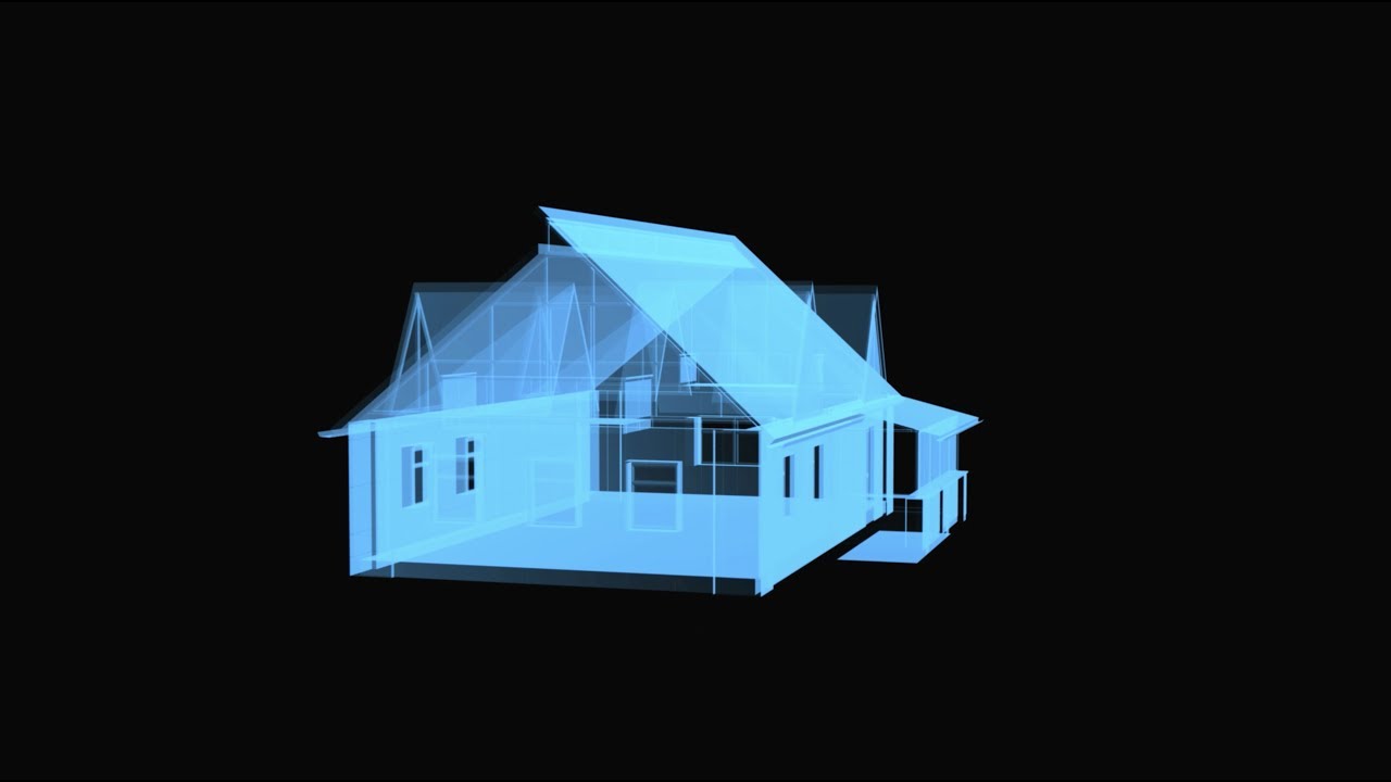 Free Stock Motion Graphic Video - House Blueprint Rotate - Free ...