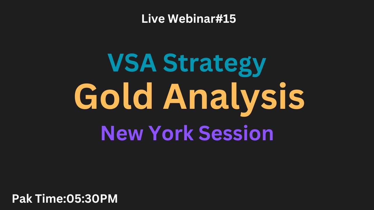 Volume Base Analysis | Gold Analysis | VSA Strategy | Live News Trading ...