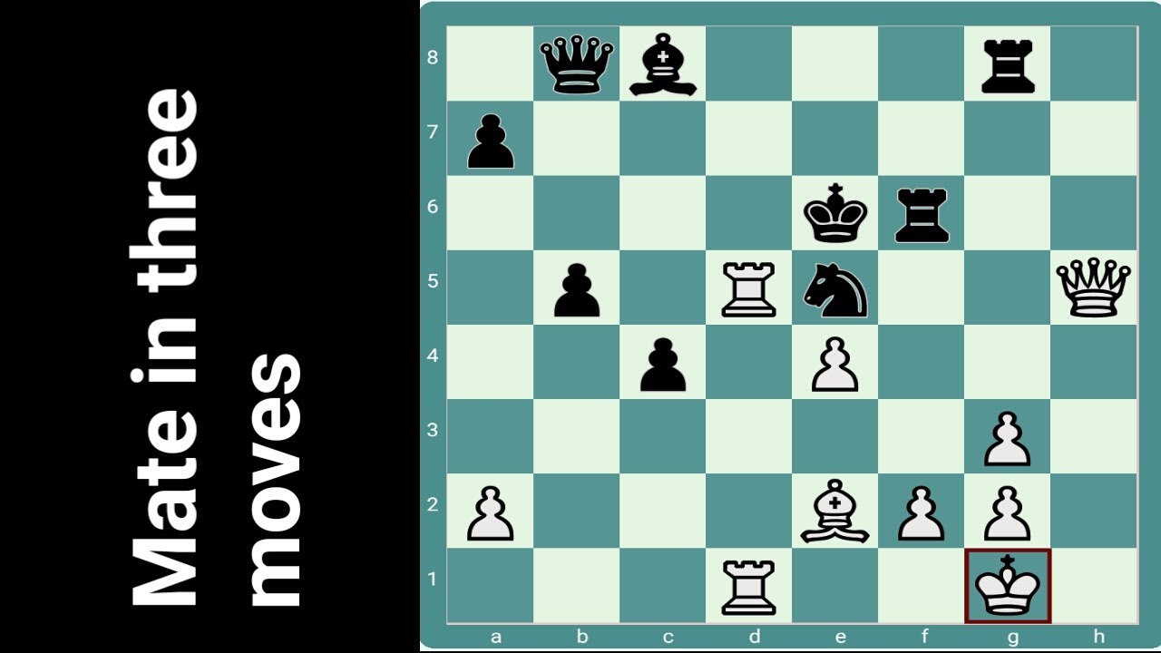Mate in 3 moves - YouTube