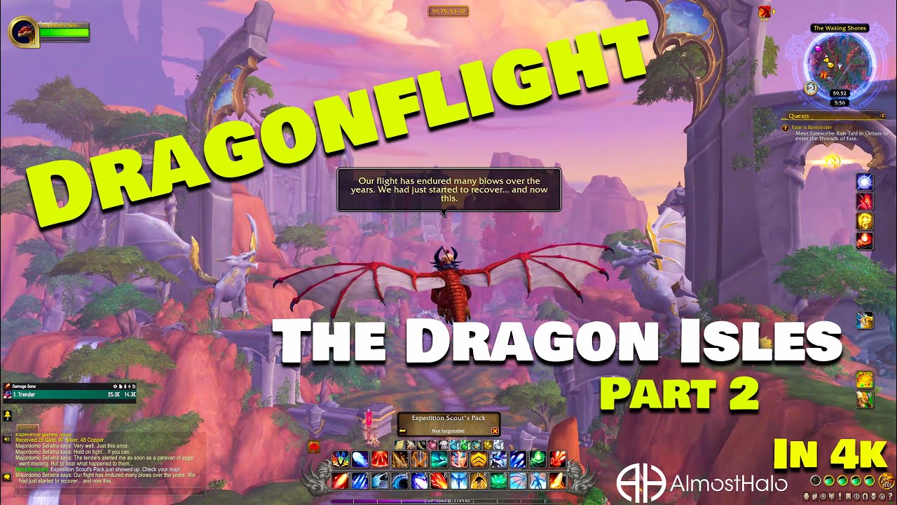 The Launch Dragonflight The Dragon Isles Part 2 - YouTube