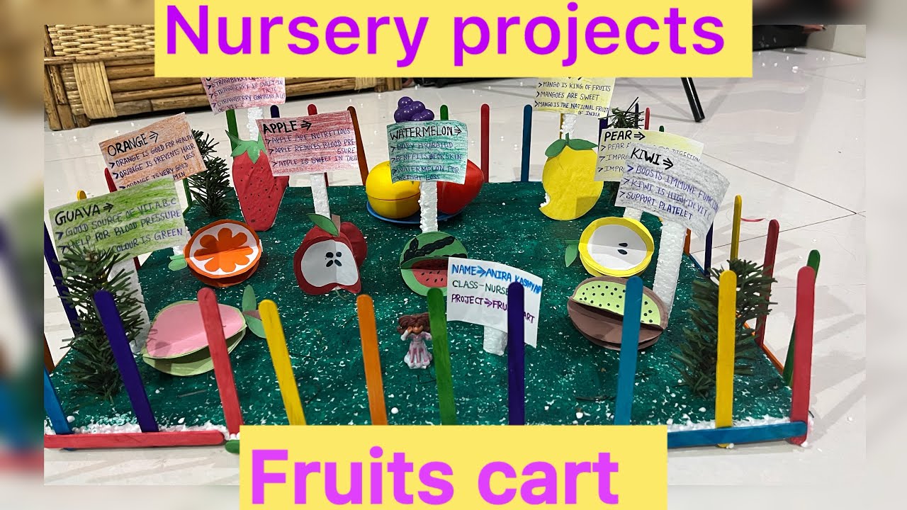 Best nursery project for children || how to make nursery project ...